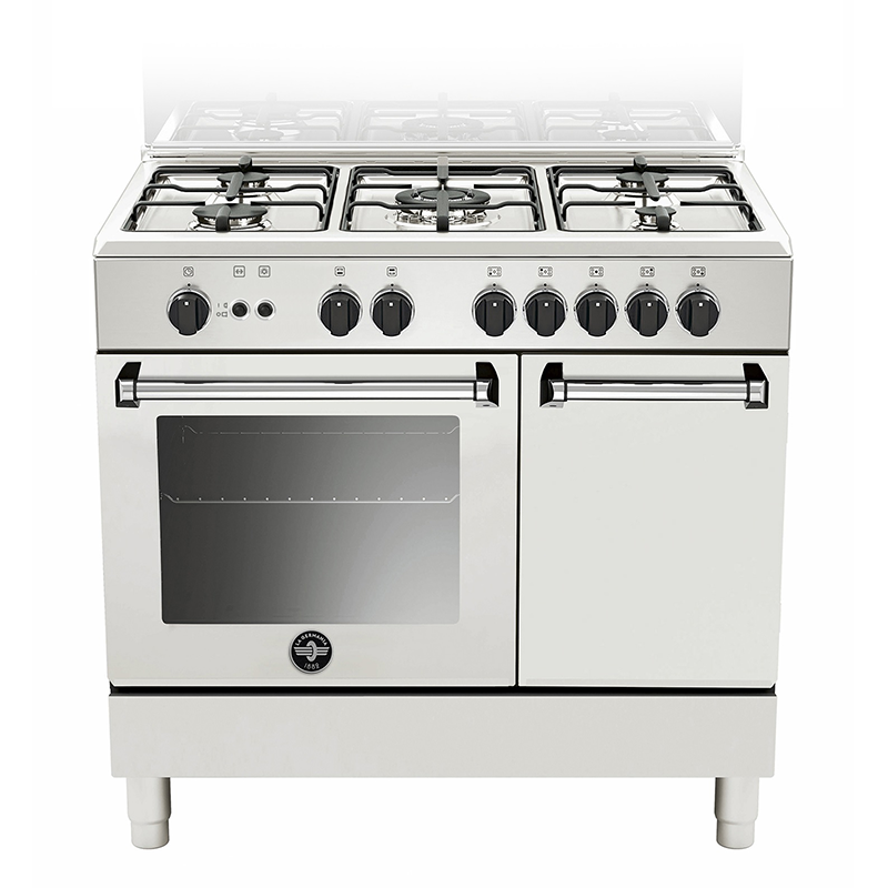 LA GERMANIA GAS OVEN 90CM BOTTLE IN WHITE - Hajj Electronics