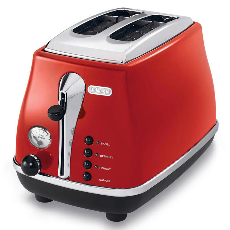 DELONGHI TOASTER ICONA RED - Hajj Electronics