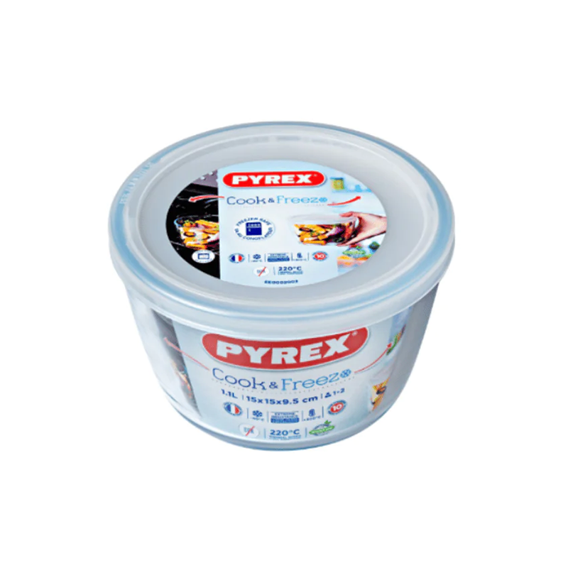 PYREX ROUND COOK & FREEZE 16x16CM - Hajj Electronics