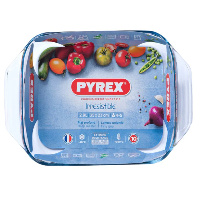 PYREX RECTANGULAR ROASTER 35x23CM - Hajj Electronics