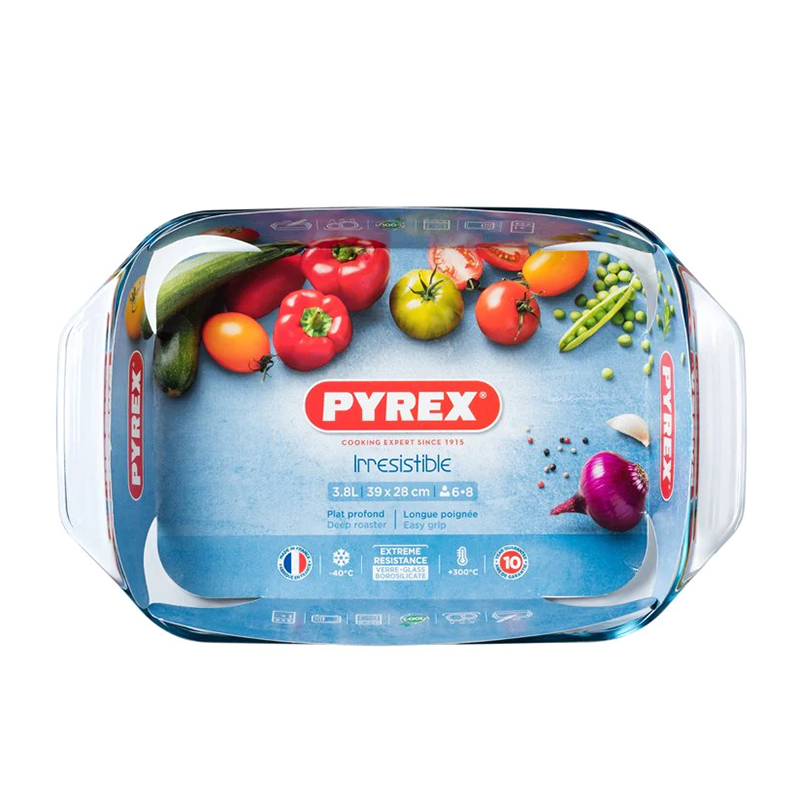 PYREX RECTANGULAR ROASTER 39x25CM - Hajj Electronics