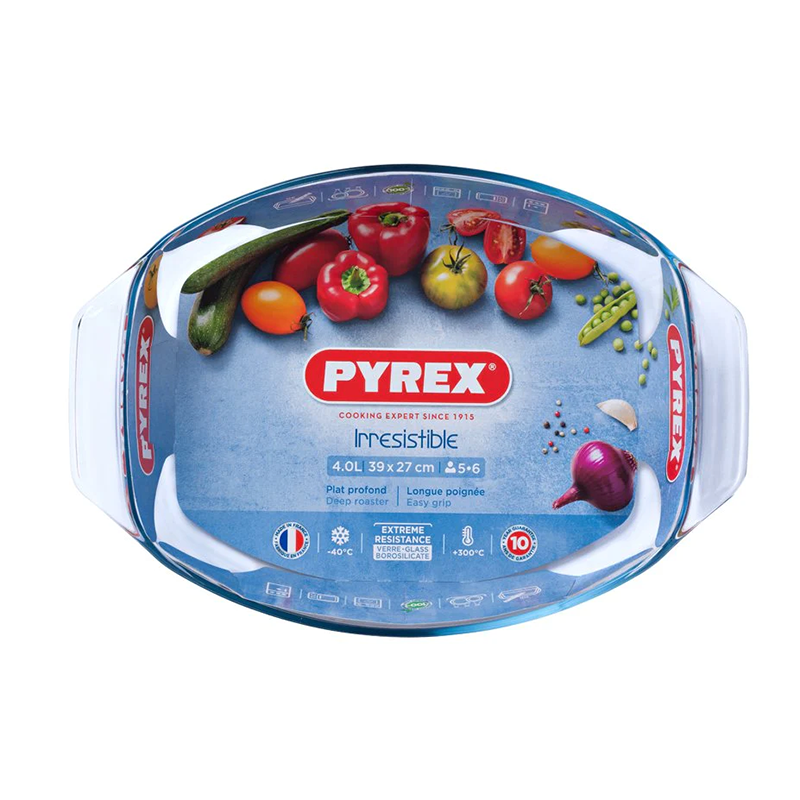 PYREX OVAL ROASTER 39x27CM - Hajj Electronics
