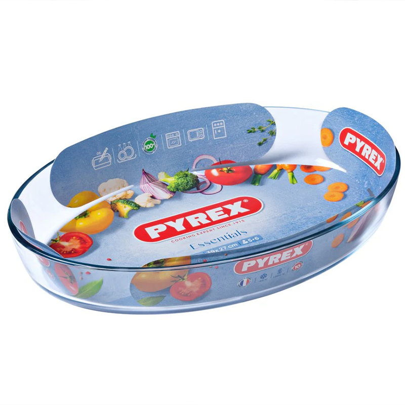 PYREX OVAL ROASTER 30x21CM - Hajj Electronics
